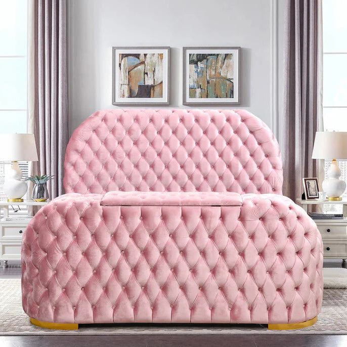 Leon Velvet Bed – First of a Kind